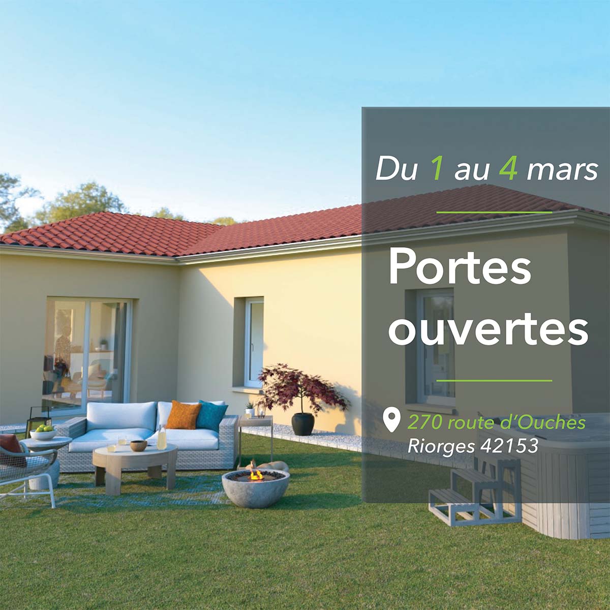 Portes ouvertes Maisons Cercle Entreprise à Riorges (42) du 1 au 4 Mars ...